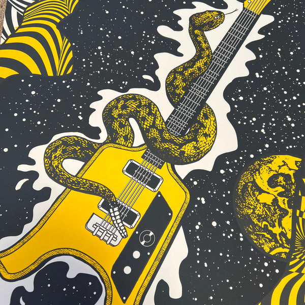 Slithery Banana - Status Serigraph